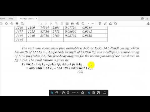 Casing Design 5th Lecture Part TWO - YouTube