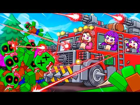 Roblox TURRET Bus VS ZOMBIES