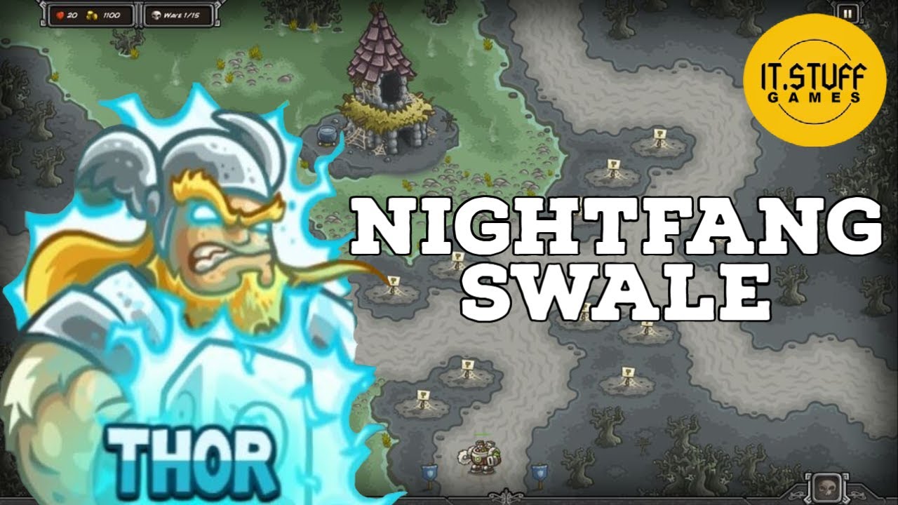 Kingdom Rush - Nightfang Swale (3 Stars) - YouTube