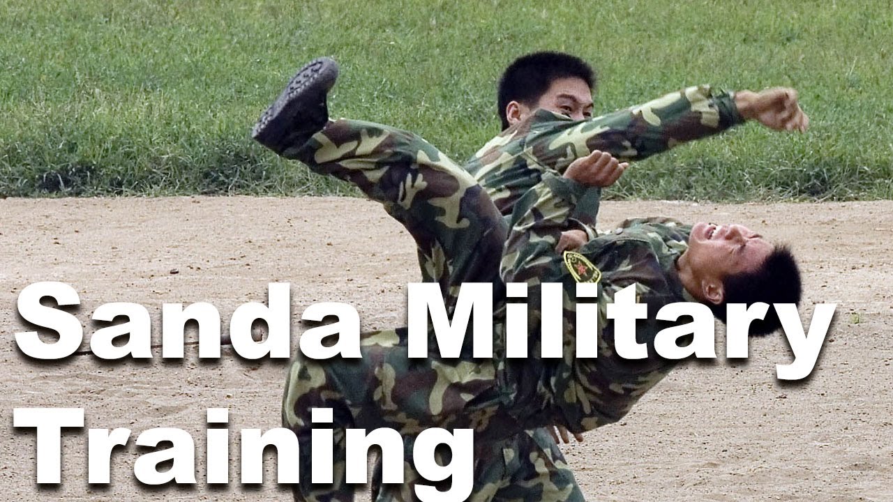 Chinese Kung fu Sanda military training - YouTube