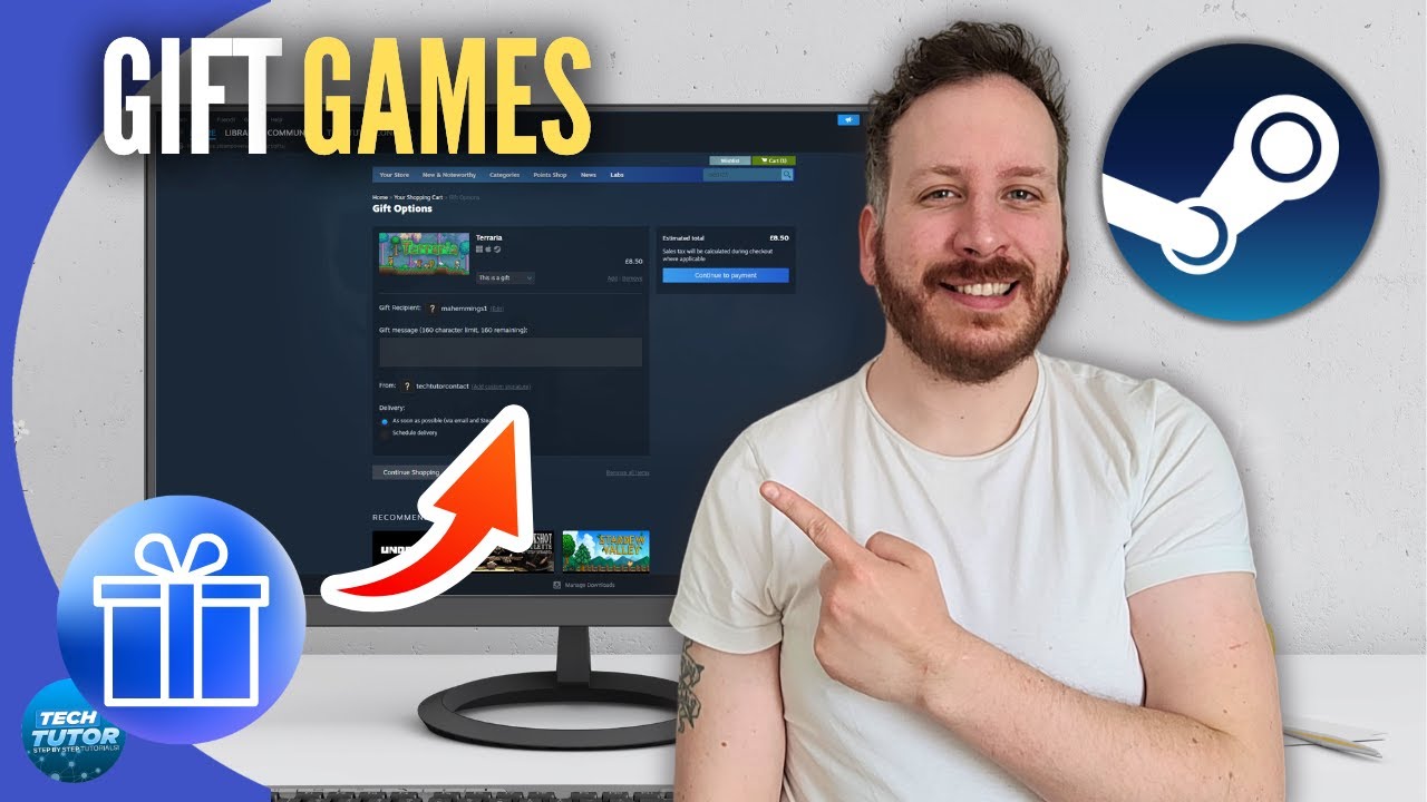 How To Gift Games On Steam - YouTube