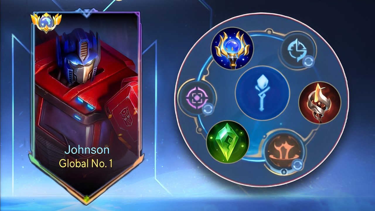 JOHNSON BEST NEW EMBLEM & BUILD MAGE DEAD SHOT 2024 | MOBILE LEGENDS ...