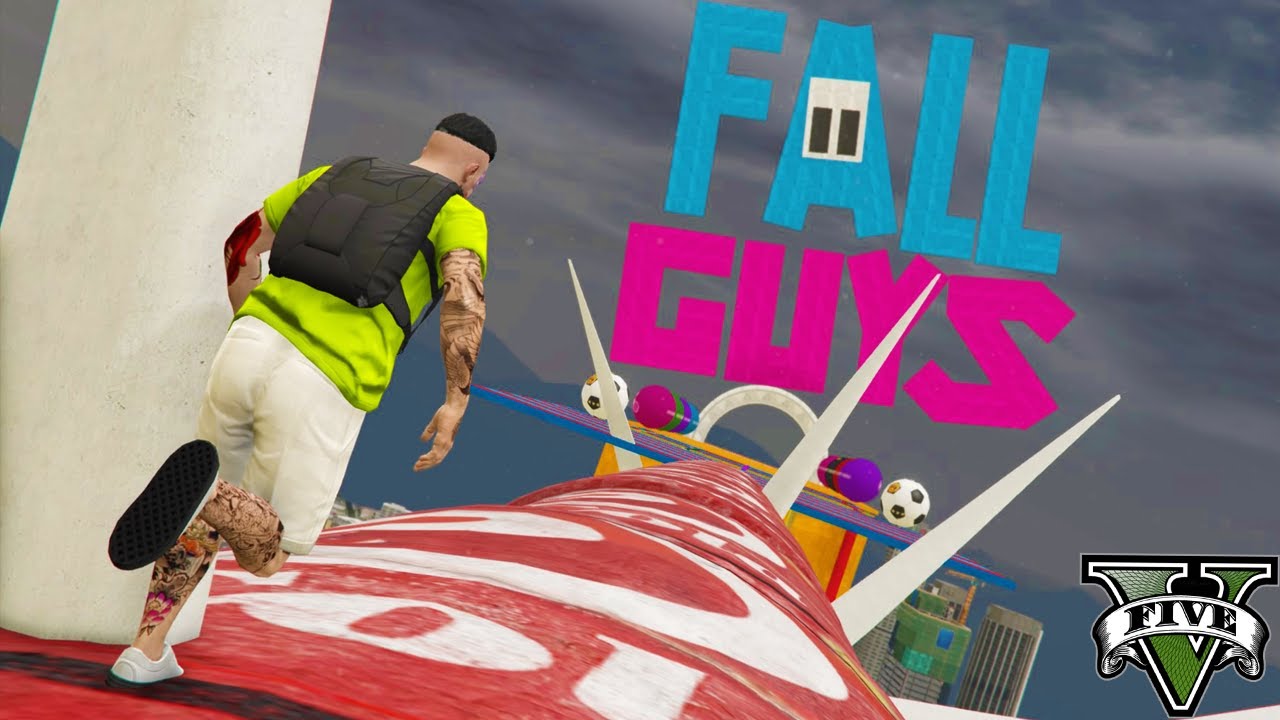 GTA V Online: JOGUEI FALL GUYS DENTRO do GTA!!! *MUITO INSANO* - YouTube