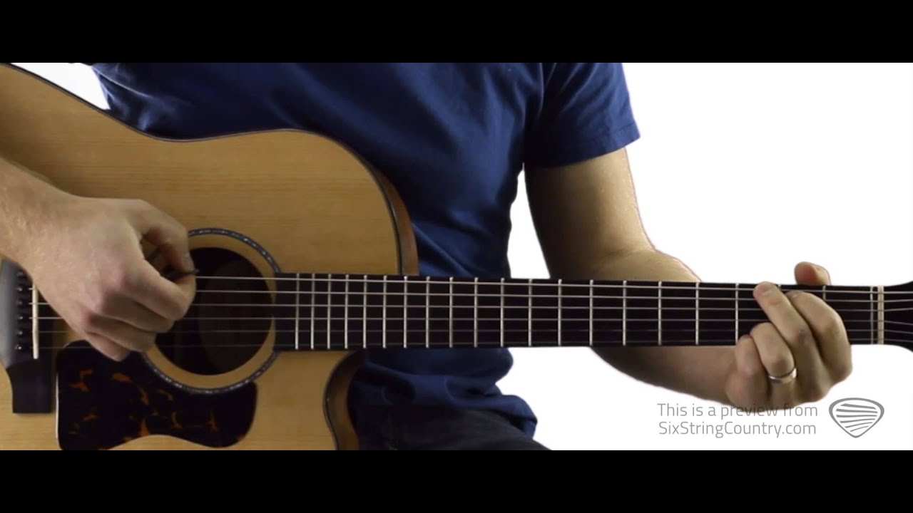 Lettin' the Night Roll - Guitar Lesson and Tutorial - Justin Moore ...