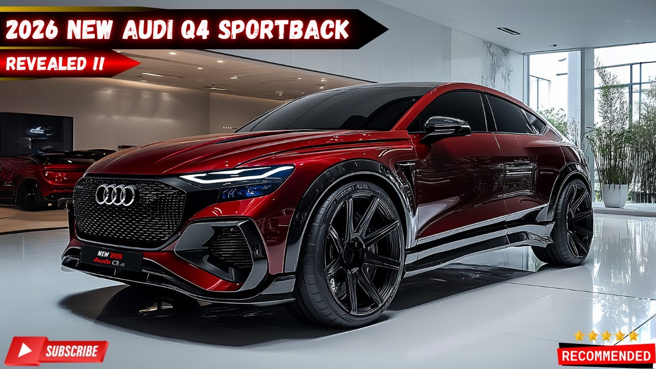 New 2026 Audi Q4 Sportback Revealed: Range, Performance, and Price - The Ultimate Guide - YouTube