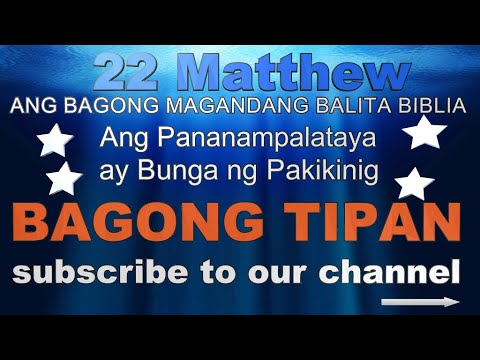 matthew 22 tagalog audio bible free download - YouTube