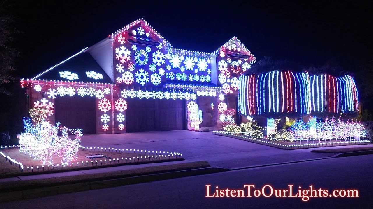 Rockets Red Glare Christmas Lights - YouTube