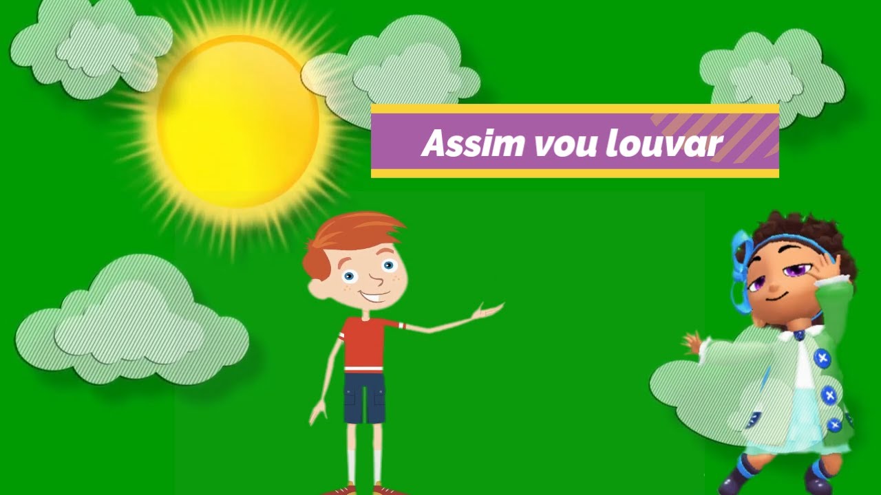Música ASSIM VOU LOUVAR infantil - YouTube