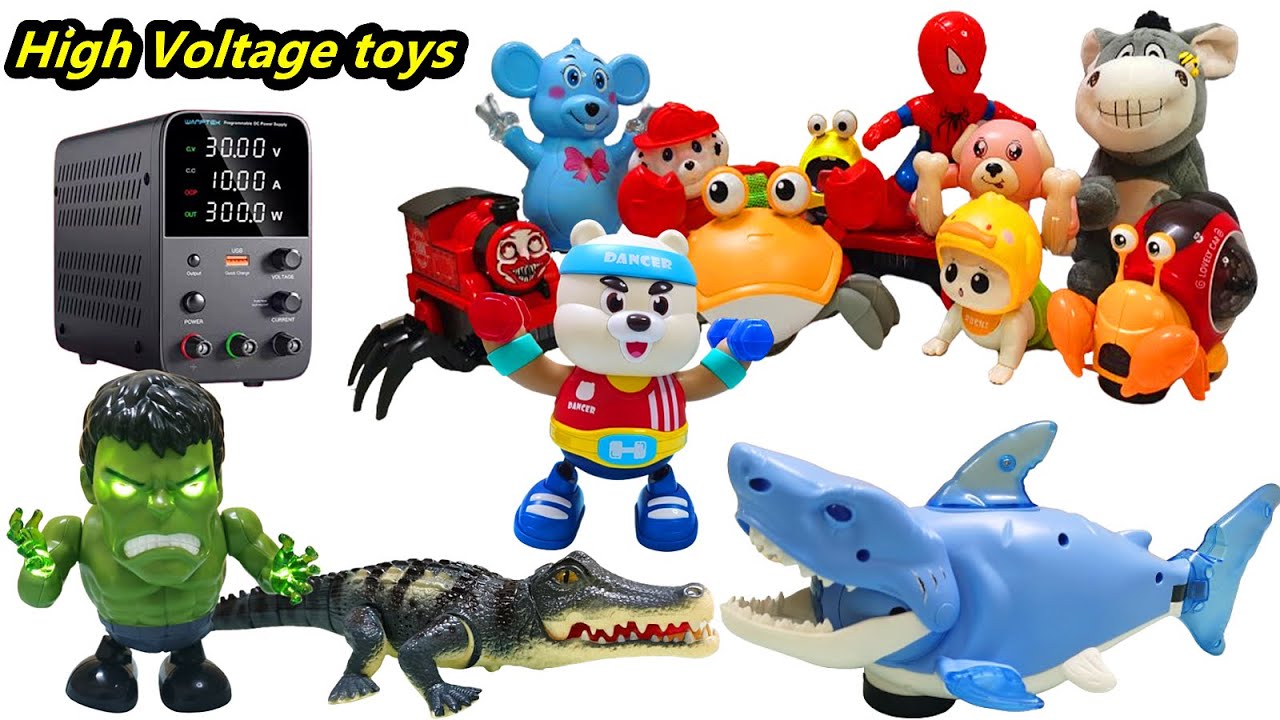 I Applied High Voltage to Electric TOYS | High Voltage VS Electric toy ...