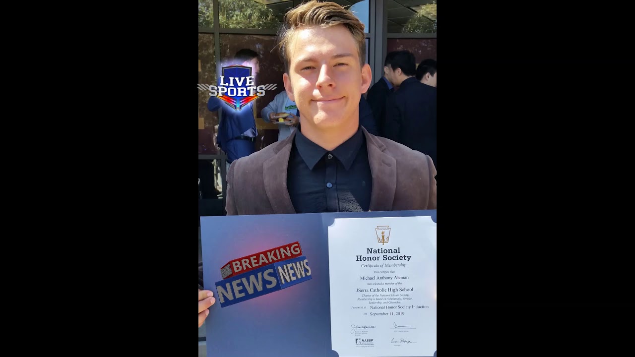 Anthony Aleman National Honor Society 2019 - YouTube