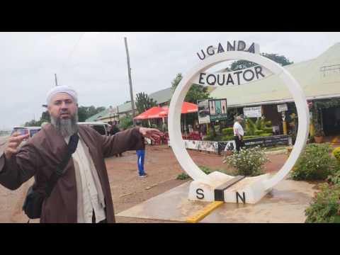 UGANDA'da , EKVATOR ÇİZGİSİNE AYAK BASTIK . . .