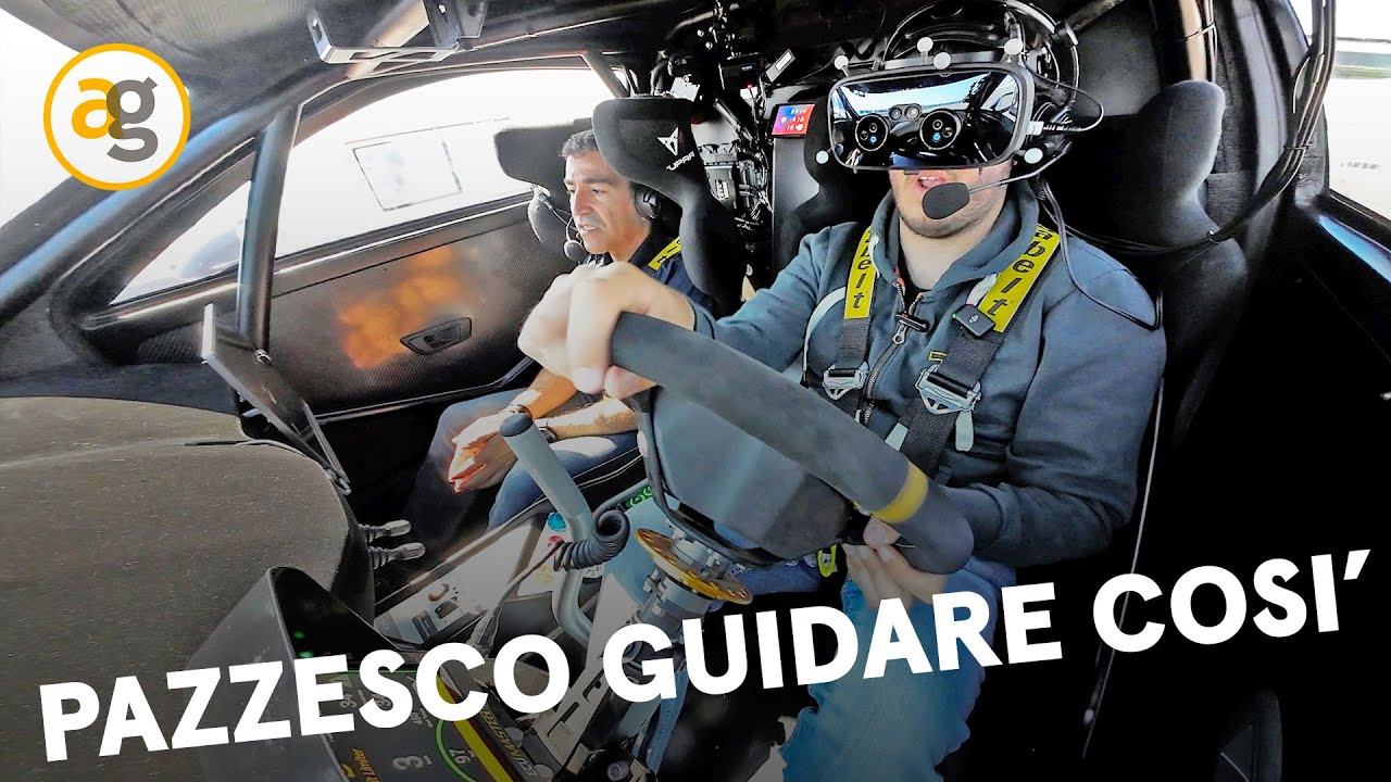 GUIDARE CON IL VR una VERA MACCHINA DA CORSA - YouTube