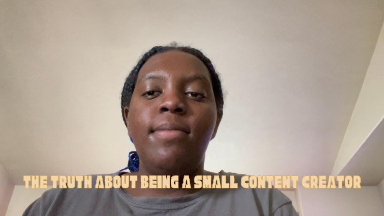 Vlogtober Week 3: The Truth About Being A Small Content Creator - YouTube