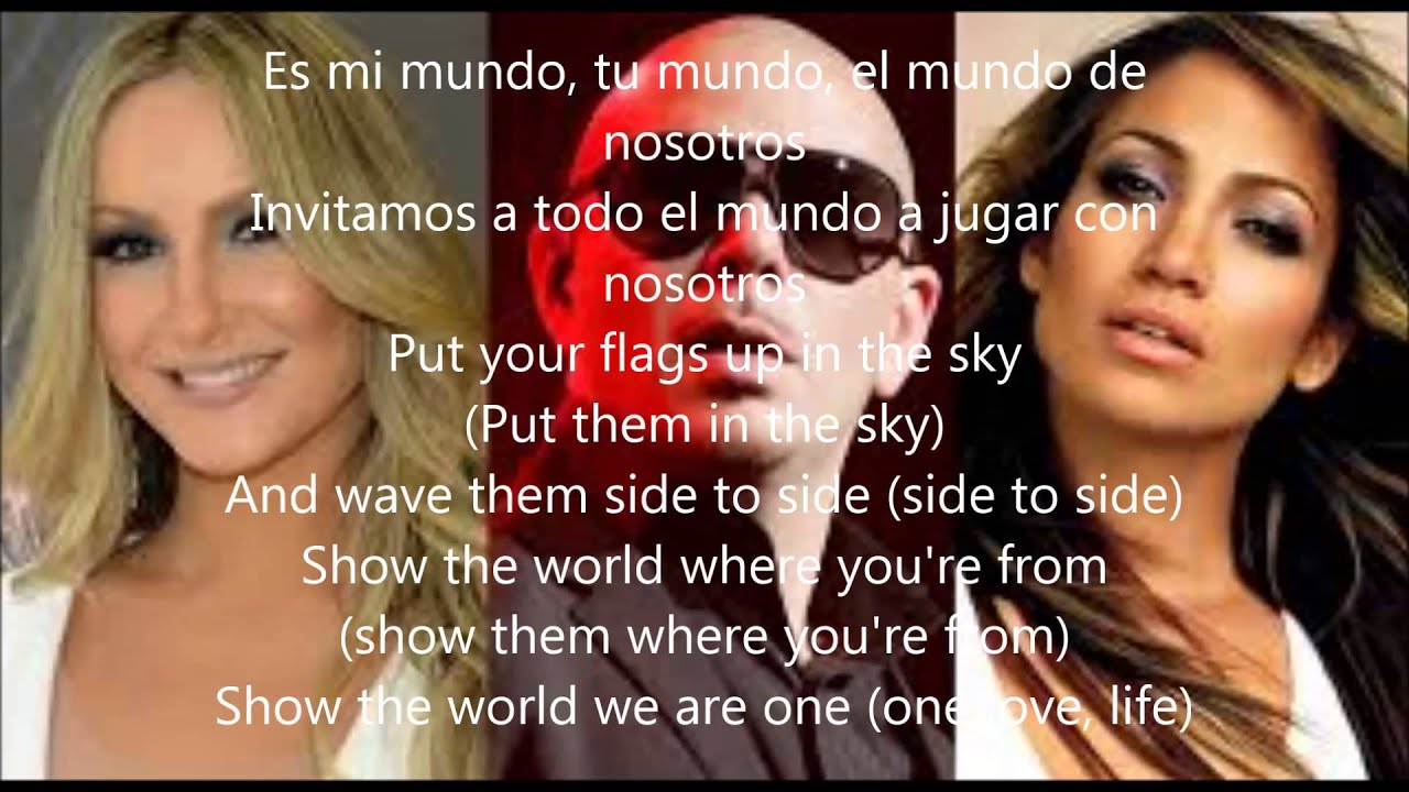 we are one Ole ole ole ola pitbull jennefer lopez - YouTube