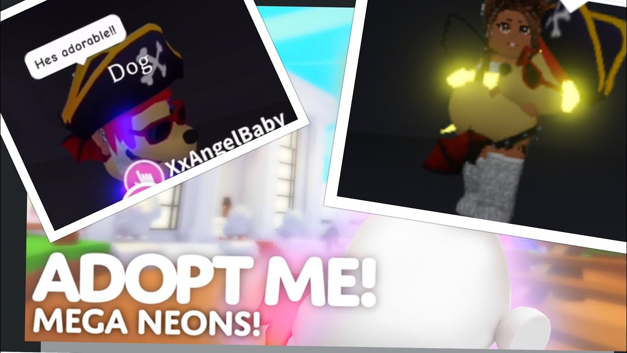 MEGA NEON PET! Adopt me|Roblox - YouTube