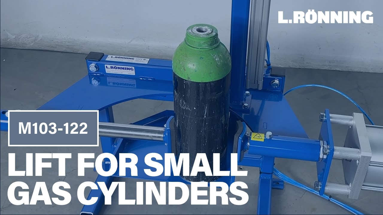 Lift for Small Gas Cylinders - YouTube