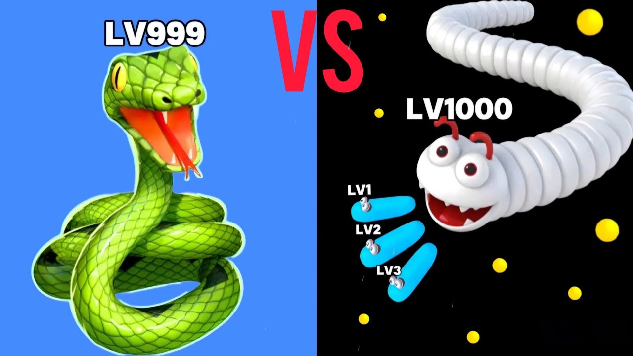 Snake Attack: Eat and Grow VS Worms Clash - Snake Games - YouTube
