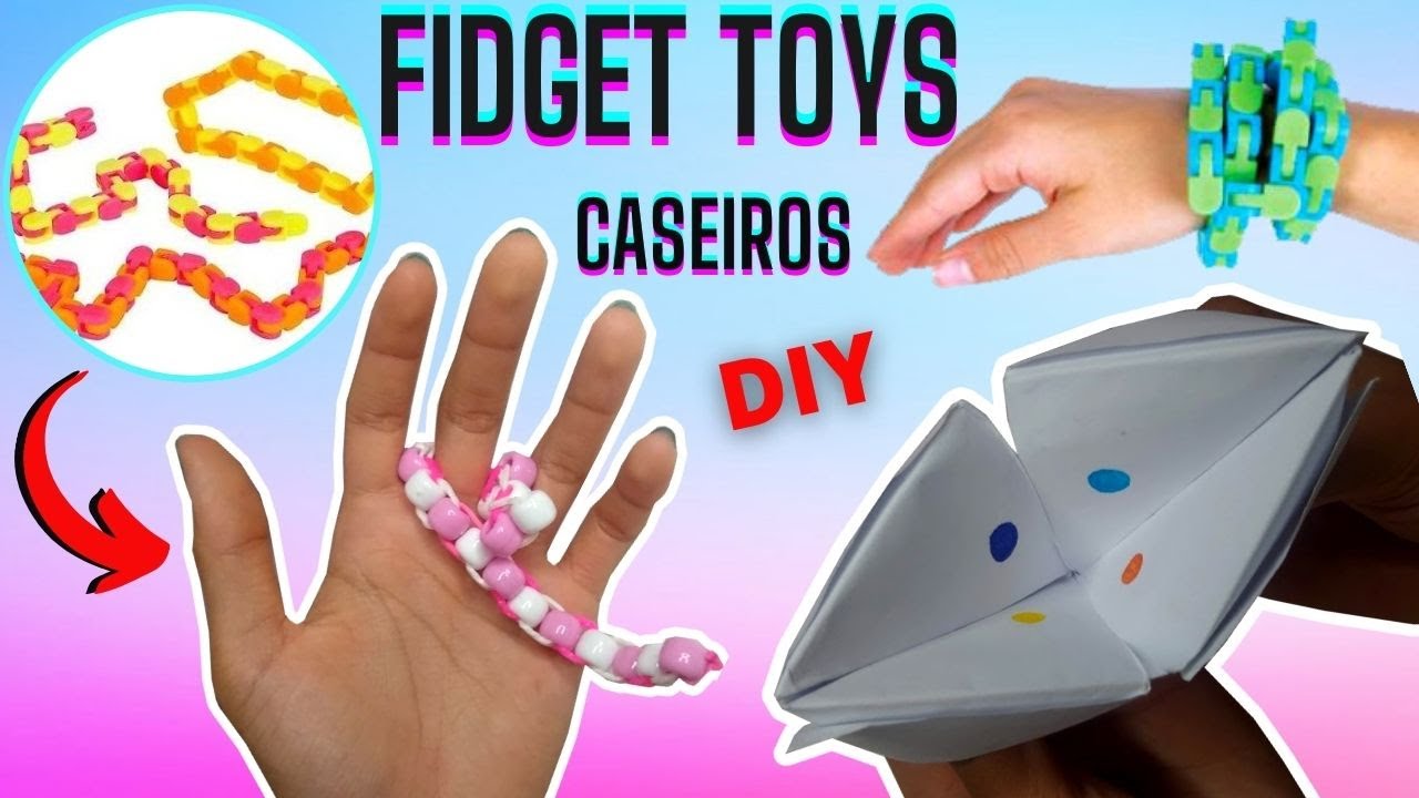 DIY Fidget Toys - COMO FAZER FIDGET TOY DE PAPEL SIMPLES E FÁCIL | O ...