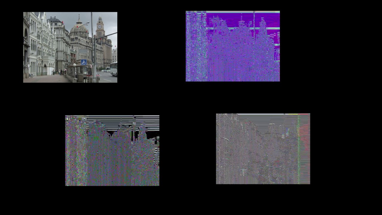 Processing Attempt.. Glitch art???? - YouTube