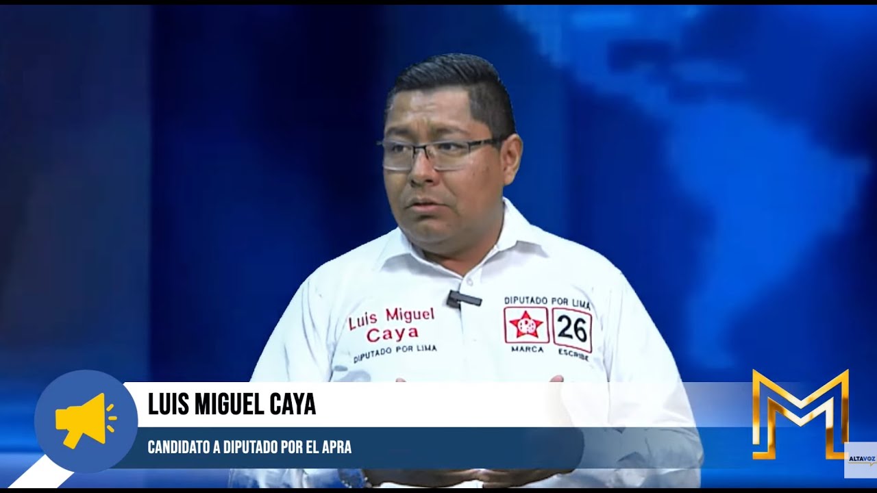 🔴 LUIS MIGUEL CAYA: "RICHARD CONCEPCIÓN CARHUANCHO ES LA MARIONETA DE ...