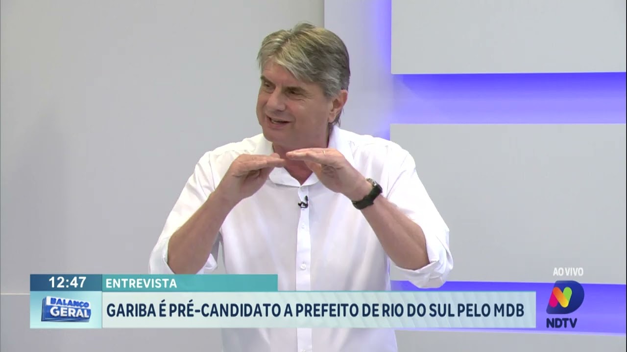Entrevista: Gariba é pré-candidato a prefeito de Rio do Sul pelo MDB