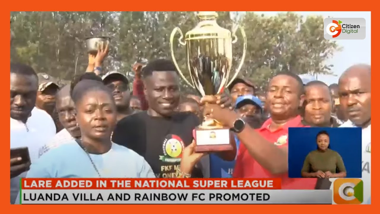 Luanda Villa and Rainbow FC promoted to the national super league - YouTube