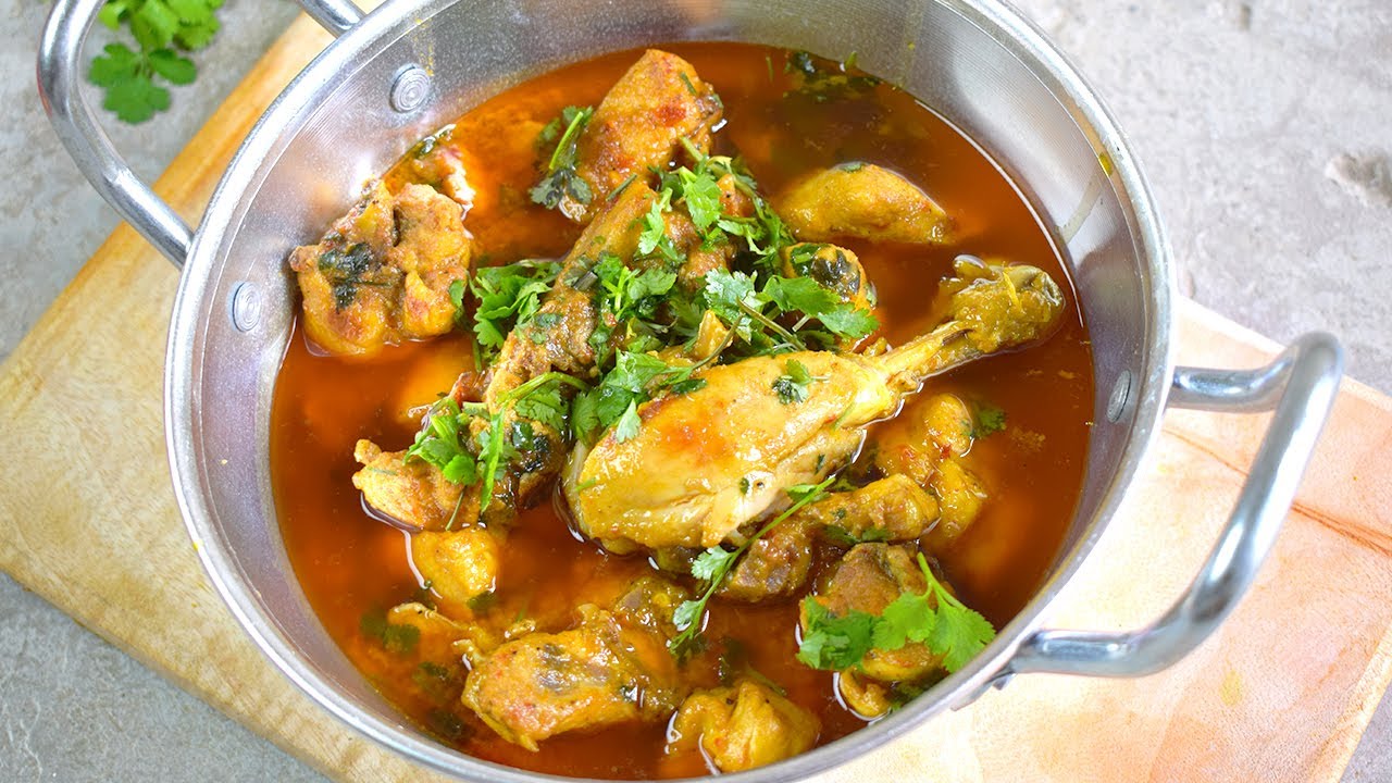 Coconut Chicken Curry Recipe By Tarka Recipes - YouTube