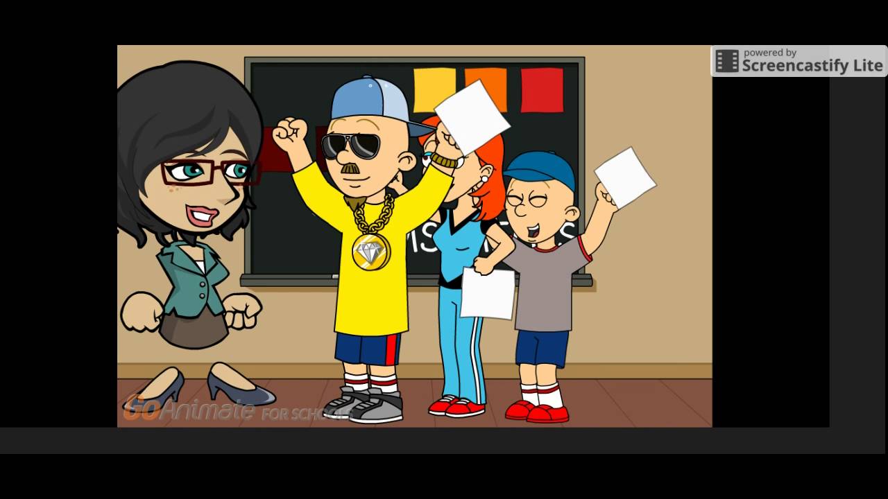 Caillou gets grounded(Eisor fails to rob a bank/Arrested backfire/Eisor ...