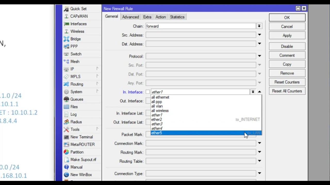 Basic Mikrotik Setting, Simple Queue and Block Youtube Layer 7 - YouTube
