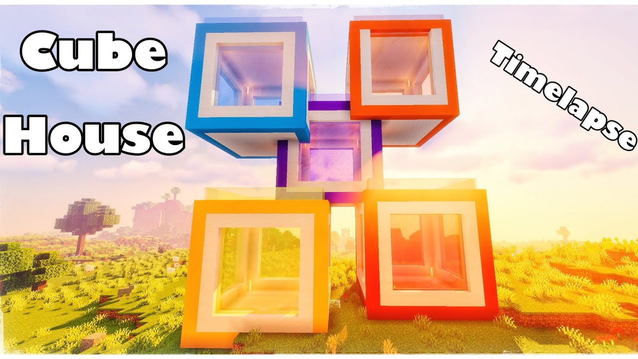 Cube House #Minecraft #Timelapse - YouTube