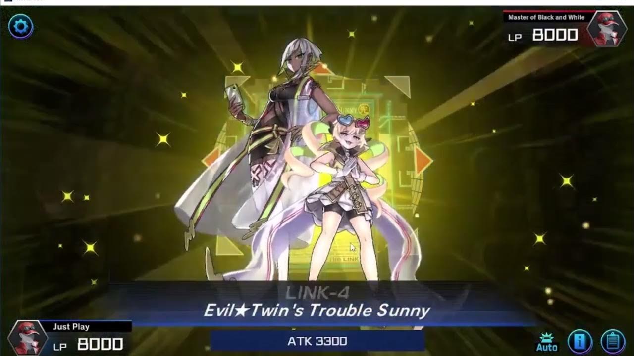 YU-GI-OH - Master Duel - Solo Mode - Tactical try deck - Evil * Twin The Kaito Pair - YouTube