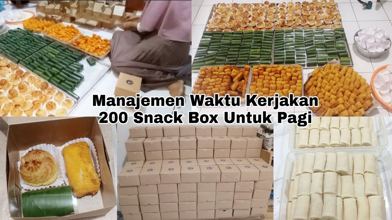 DAILY VLOG PESANAN 200 SNACK BOX UNTUK ACARA HUT RI | YUK PRODUKTIF ...