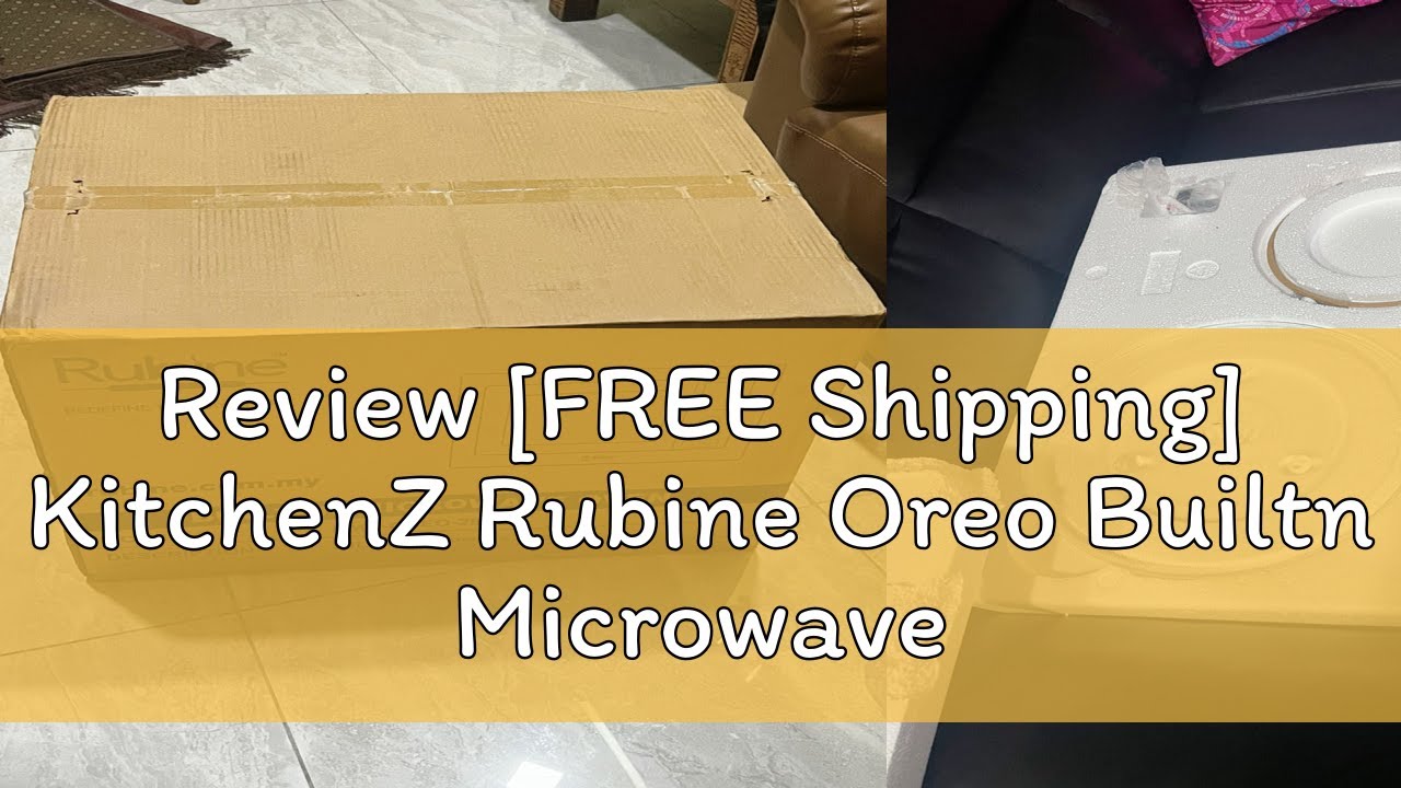 Review [FREE Shipping] KitchenZ Rubine Oreo Builtn Microwave Oven (28L ...