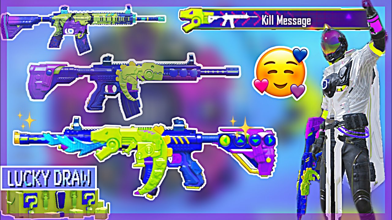 🦎 Lizard Roar M416 Lucky SPIN Kill Message Review in Game - PUBG MOBILE ...