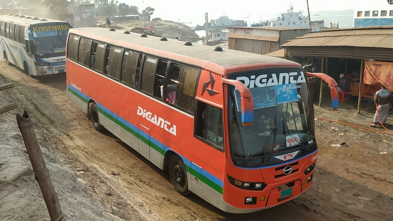 Bangladesh Biggest Ferry Ghat at Daulatdia | Ferry Ghat | loading ...