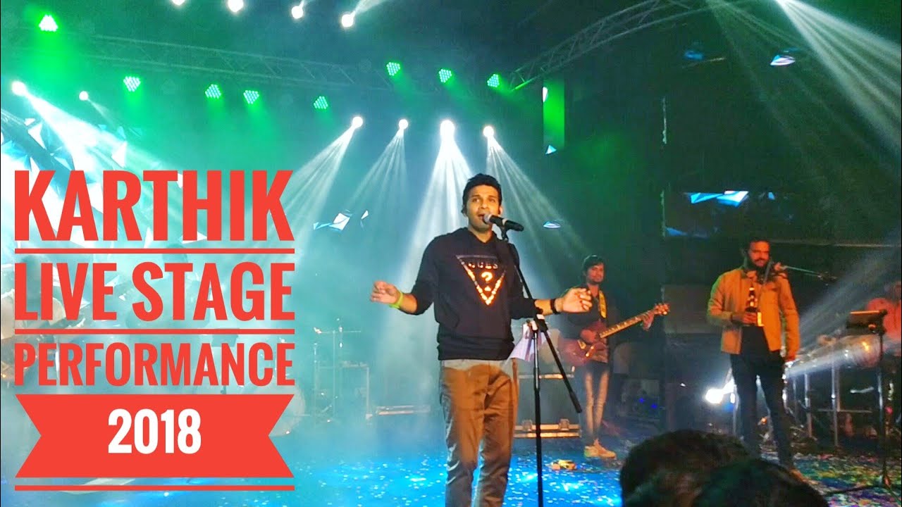 Playback Singer Karthik Live stage performance 2018 with Stephen ...