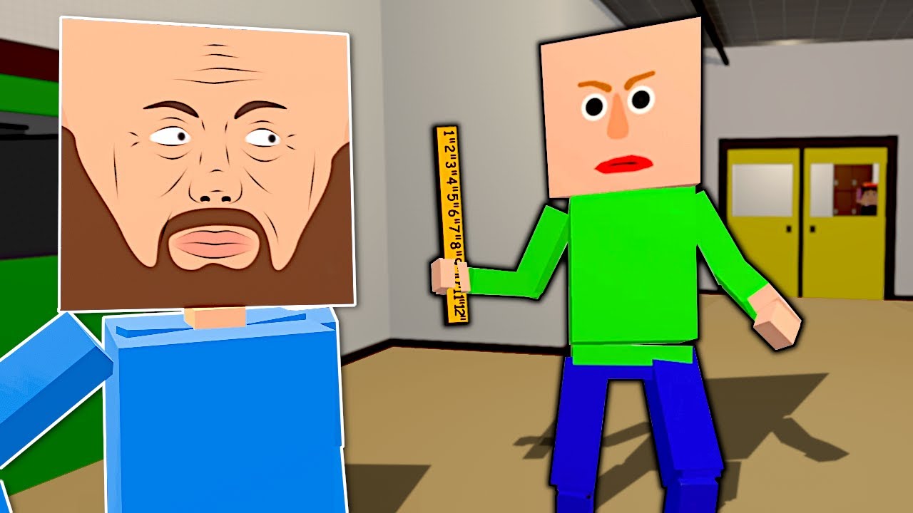 ESCAPING BALDI'S BASICS in Paint the Town Red! - YouTube