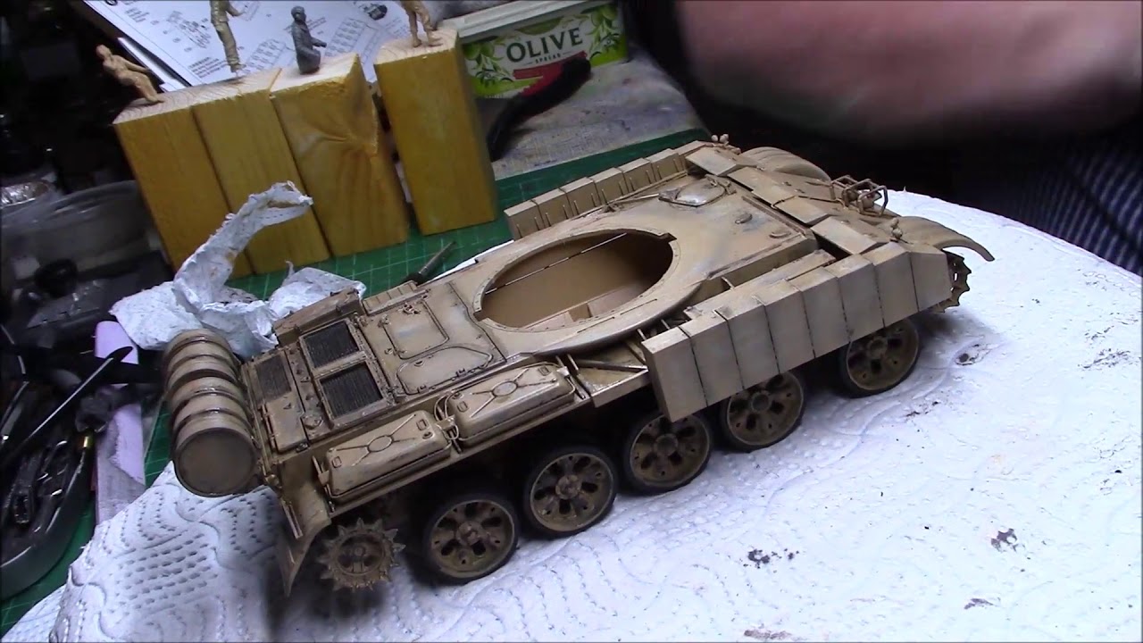 Update 3 on the weathering and painting of the Tamiya 1/35 T55 Enigma ...