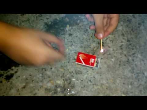 Kutu kibrit yakma :)