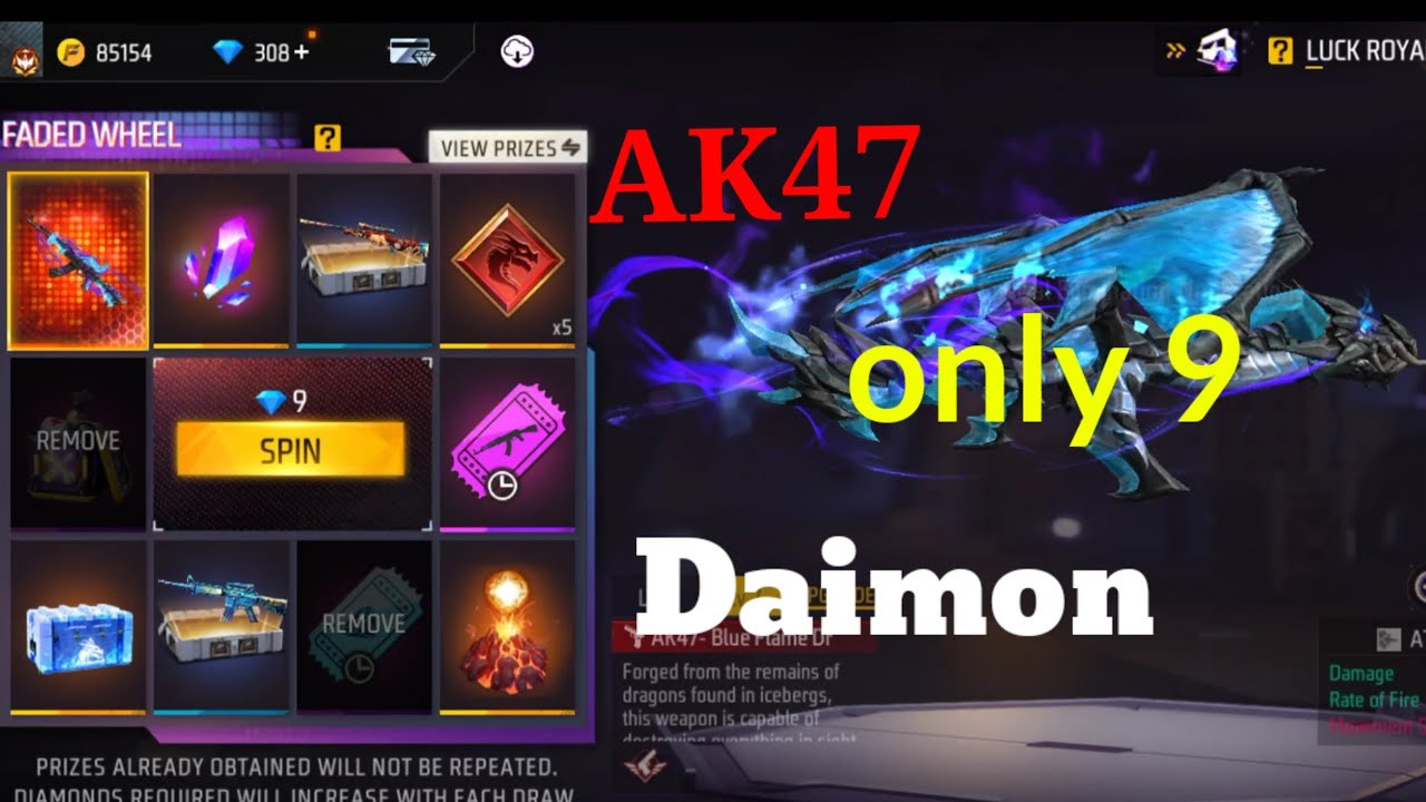 AK47 Evo gan free fire max ||ff creator 2.0 - YouTube