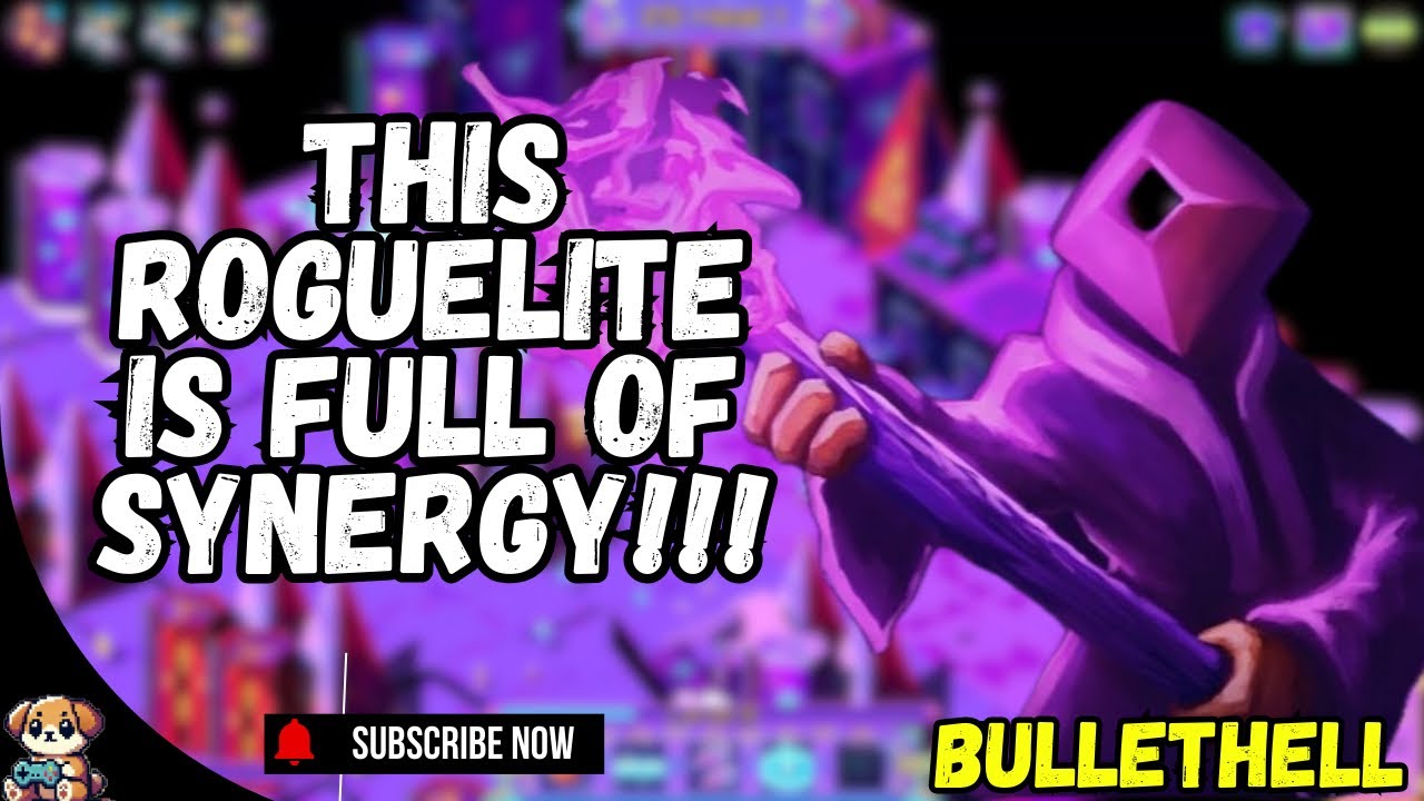 THIS BRAND NEW ROGUELITE IS FULL OF SYNERGY | NEON SPELLSTORM - YouTube