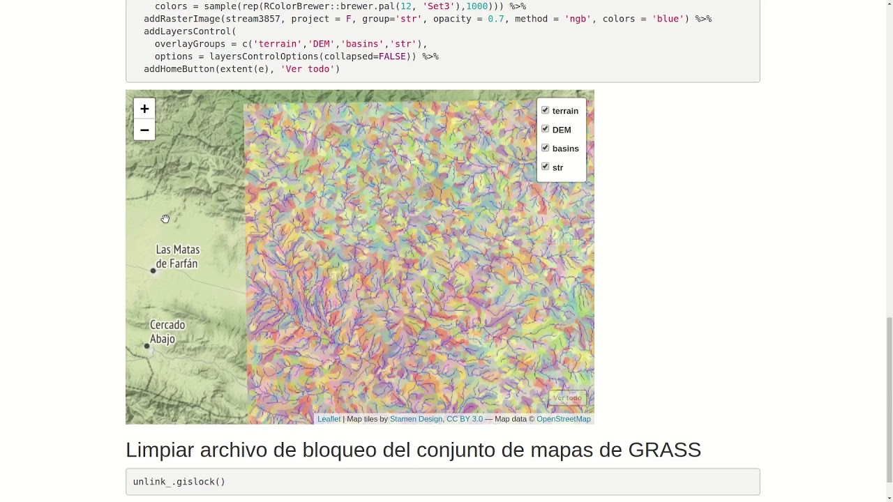 GRASS GIS desde R: Explorar datos espaciales básicos: calcular ...