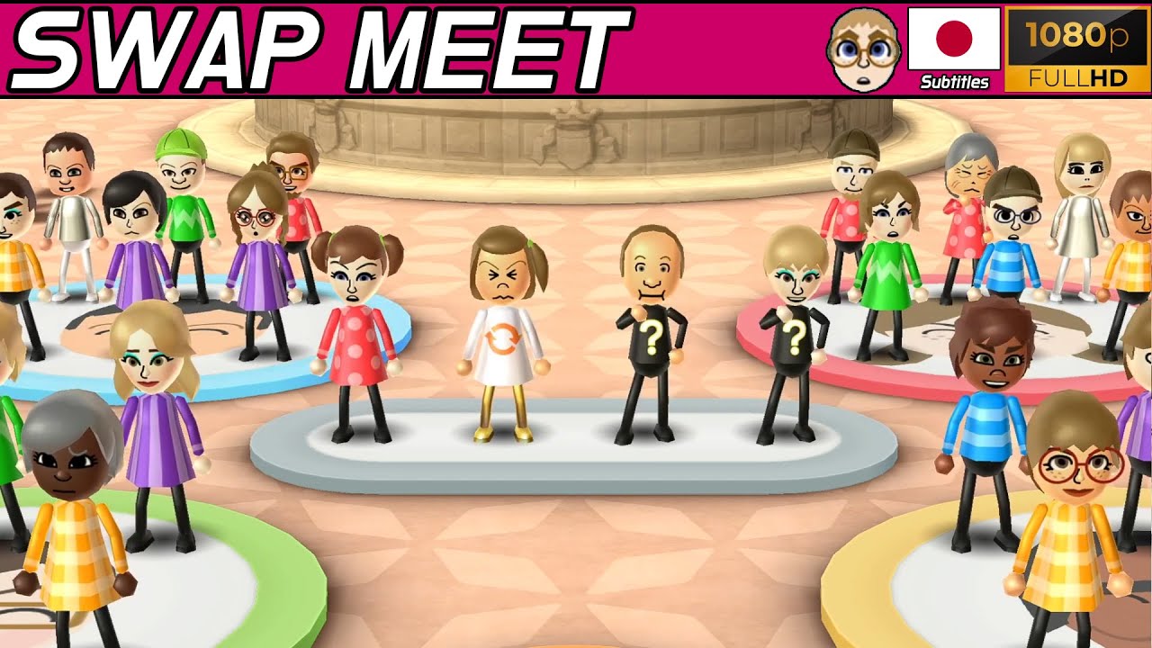 Wii Party (Wii パーティー) Swap Meet (Master Com, JP Sub) 1P MY135FX - YouTube