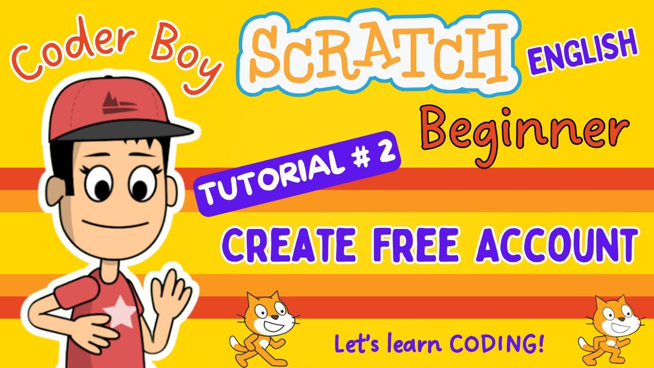 Scratch Tutorial #2 | Create Account - Easy Guide for kids (English) # ...