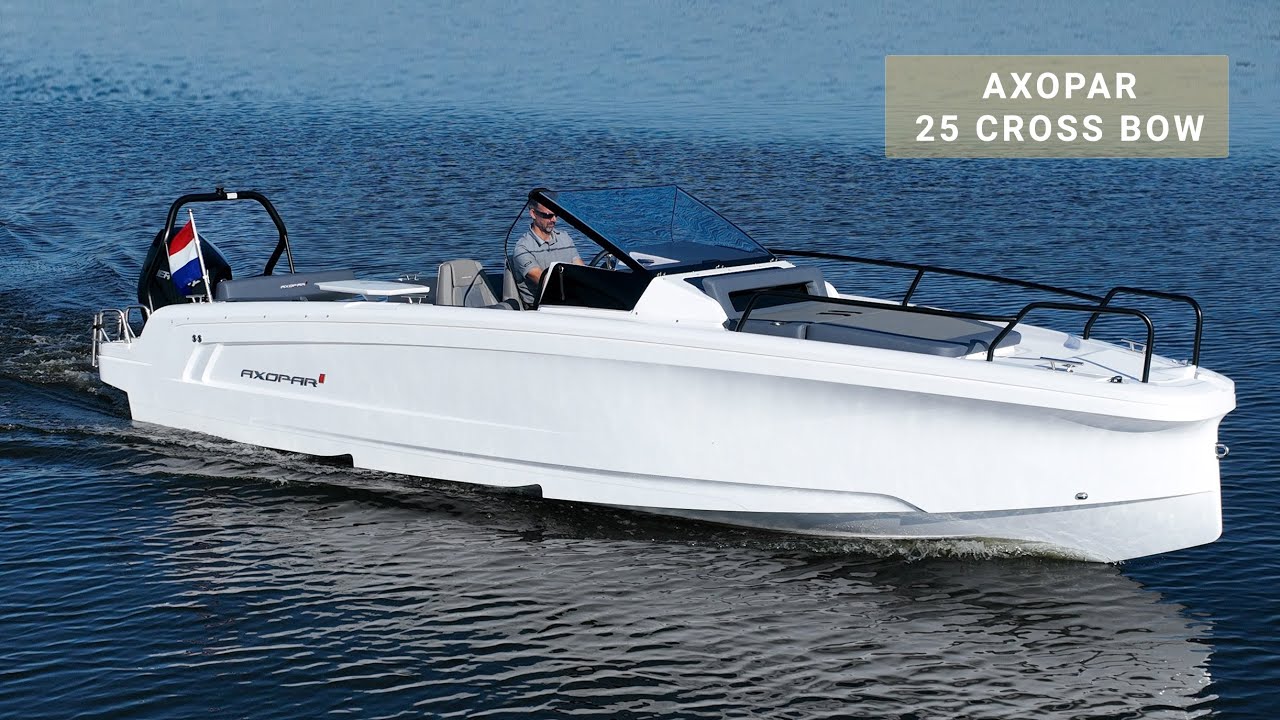 Axopar 25 Cross Bow - MY 2022 English review - YouTube