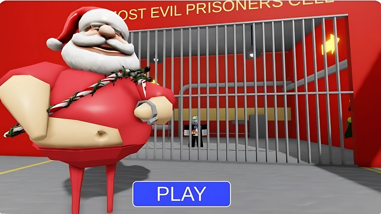 Can You ESCAPE the SANTA PRISON in ROBLOX? - YouTube
