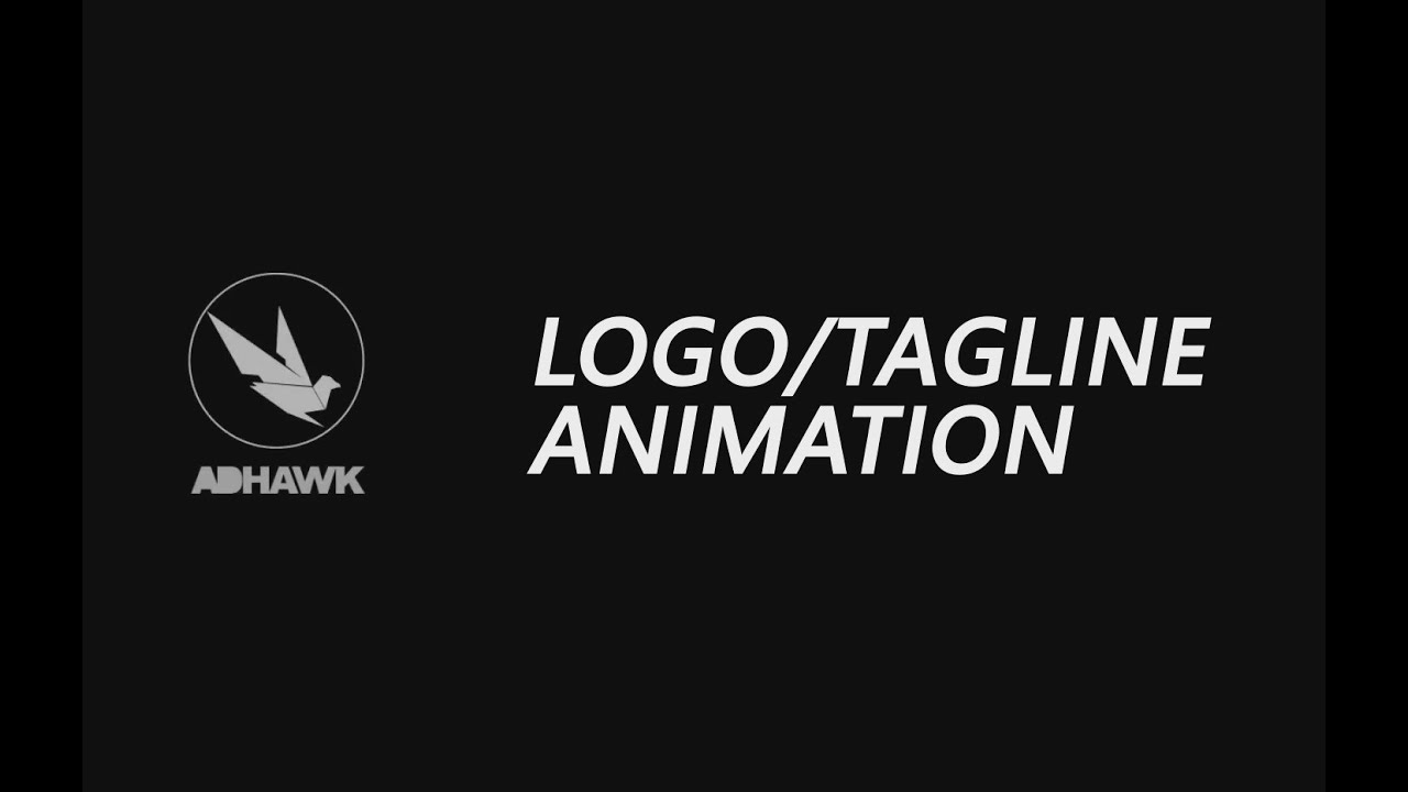 ADHAWK logo tagline animations - YouTube