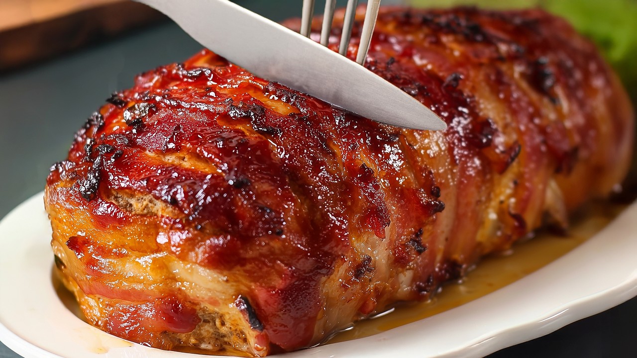 Surprise your guests at Christmas dinner! Juicy Stuffed Pork Loin in ...