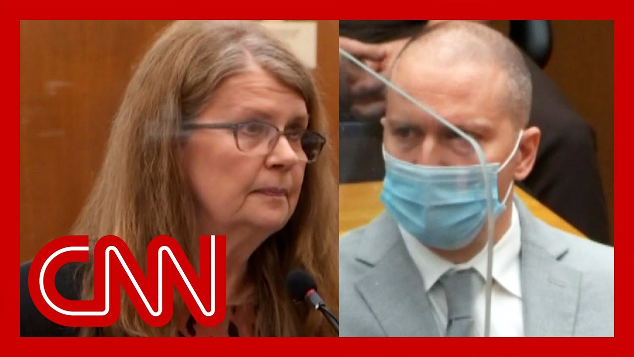 Derek Chauvin's mom speaks at sentencing - YouTube