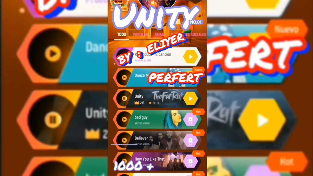 THE FAT RAT = UNITY = TILES HIP HOP + 1000 PUNTS - YouTube